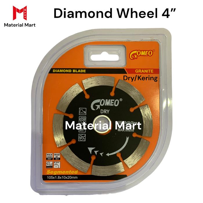 Jual Diamond Wheel 4 Inch | Mata Potong Gerinda Kering 4" |DW Keramik ...