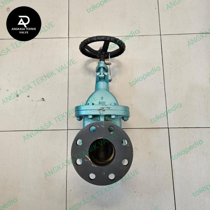 Jual GATE VALVE TOYO 4" INCH DN100 JIS 10K FLANGE CAST IRON TOYO STEAM ...