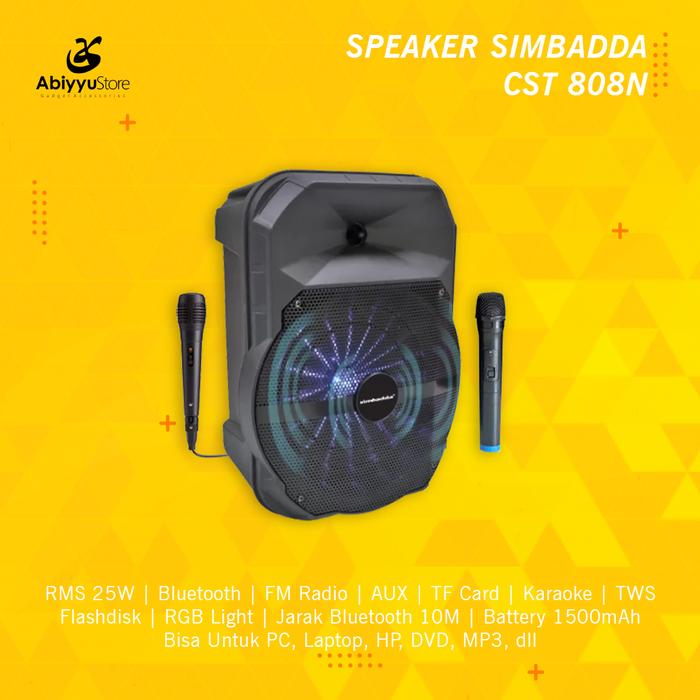 Jual Speaker Bluetooth Simbadda CST 808N Aktif Speaker Komputer PC ...
