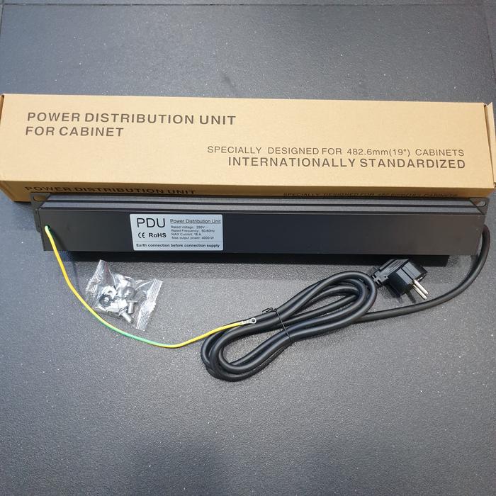 Jual Power Distribution Unit PDU 8 port / PDU 8 lubang with Surge Protector - Kota Tangerang ...