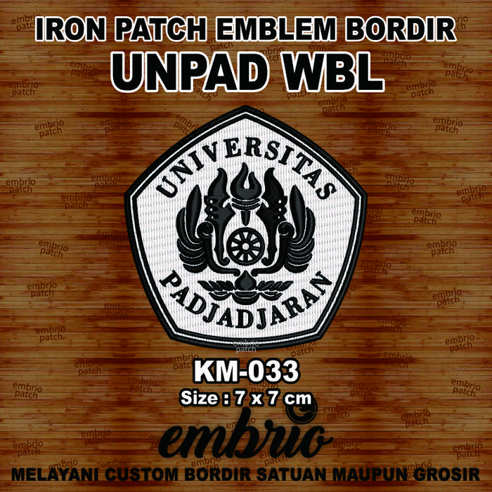 Jual Patch UNPAD emblem bordir logo Universitas Padjadjaran Pajajaran ...