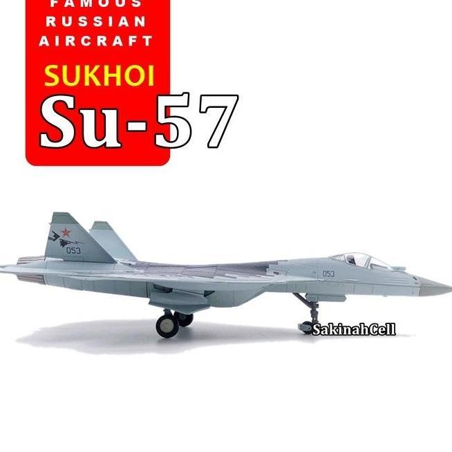 Jual Diecast Sukhoi Su-57 Pesawat Tempur 1/100 Miniatur - Jakarta Barat ...