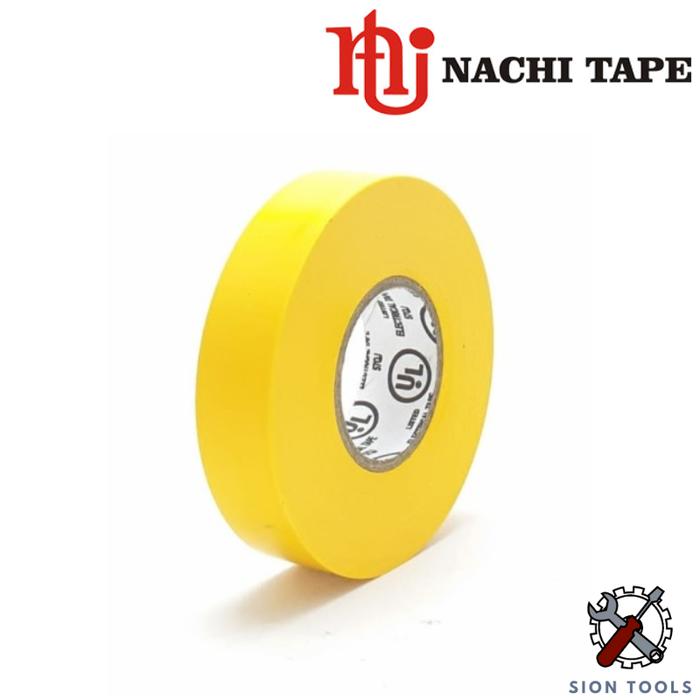 Promo NACHI TAPE ISOLASI LISTRIK / PVC ELECTRICAL INSULATING TAPE HITAM ...