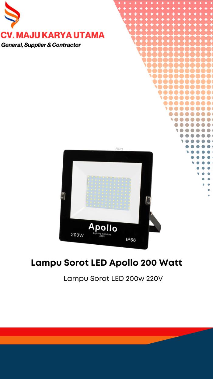 Jual Lampu Sorot LED Apollo 200 Watt - Kota Balikpapan - CV Maju Karya ...