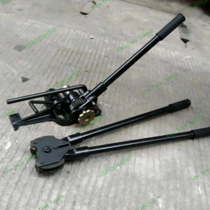 Jual steel strapping band tensioner 32 mm Alat packing Clamp besi 11/4 ...