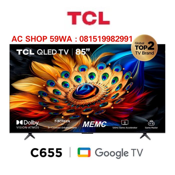 Jual TCL 85C655 Qled Pro 4K UHD Smart Android Google TV 85 Inch C655 New - Jakarta Utara - Ac ...