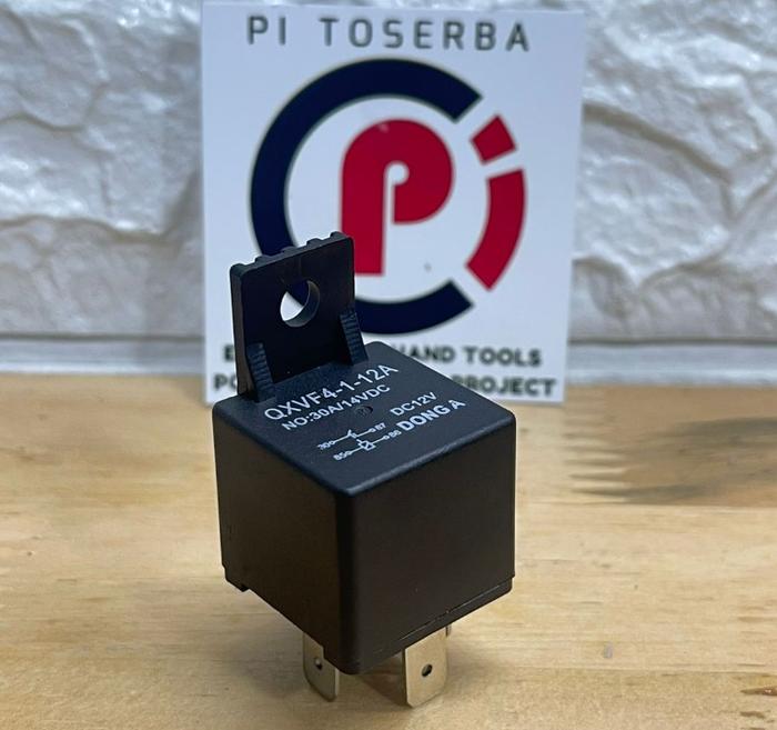 Jual Relay Otomotif Untuk Mobil Motor 12V 12 Volt 4 Kaki Pin 30A 80A 4P ...