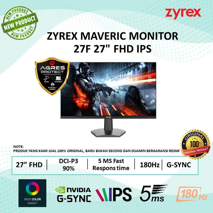 Promo ZYREX MAVERIC MONITOR 27F 27" FHD 180HZ IPS Cicil 0% 3x - Jakarta ...