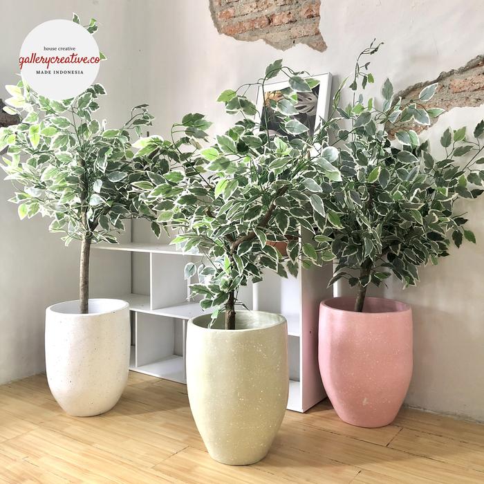 Jual tanaman artificial besar - pohon artificial include pot bunga ...