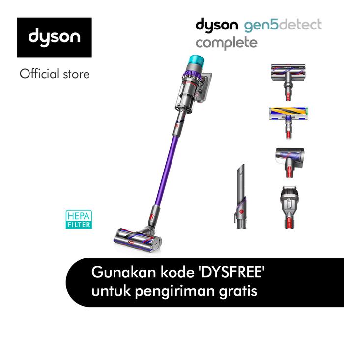Promo Dyson Gen5 Detect Complete Vacuum Cleaner (Iron/Purple ...