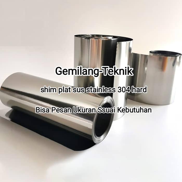 Jual shim plate SS 304 0.5mm X 200mm X 200mm - shim plat stainless 304 ...