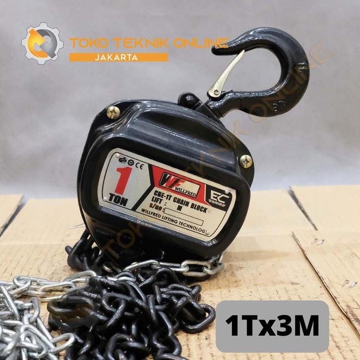 Jual Chain Block / Chain Hoist / Katrol EC-Series 1 Ton x 3 Mtr ...