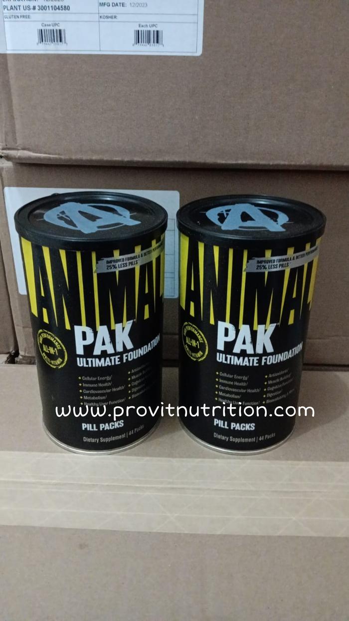 Jual Universal - Animal Pak 44 Packs New Multi Vitamin Complex Amino ...