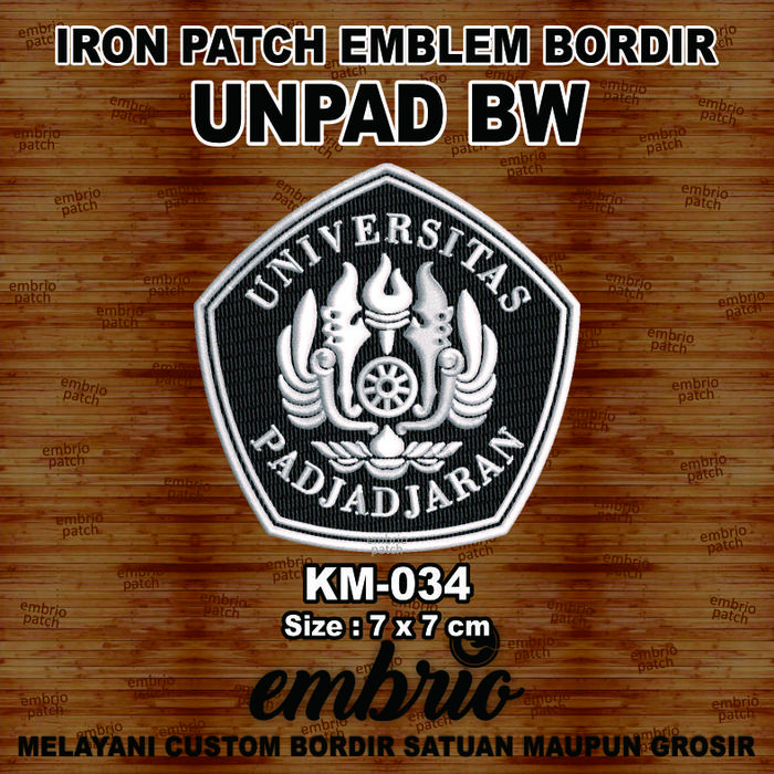 Jual Patch UNPAD emblem bordir logo Universitas Padjadjaran Pajajaran ...
