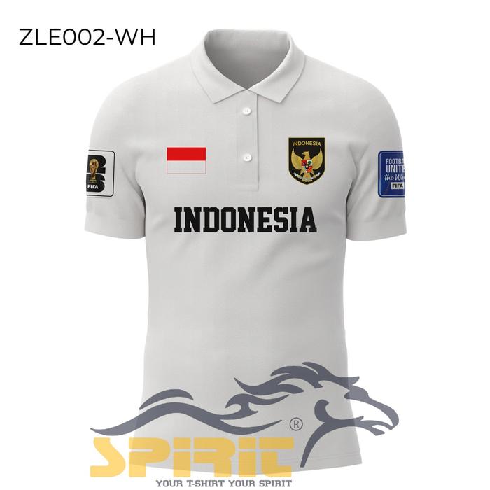 Jual Polo Shirt Timnas Indonesia 2024 Kaos Kerah Garuda Sablon DTF ...