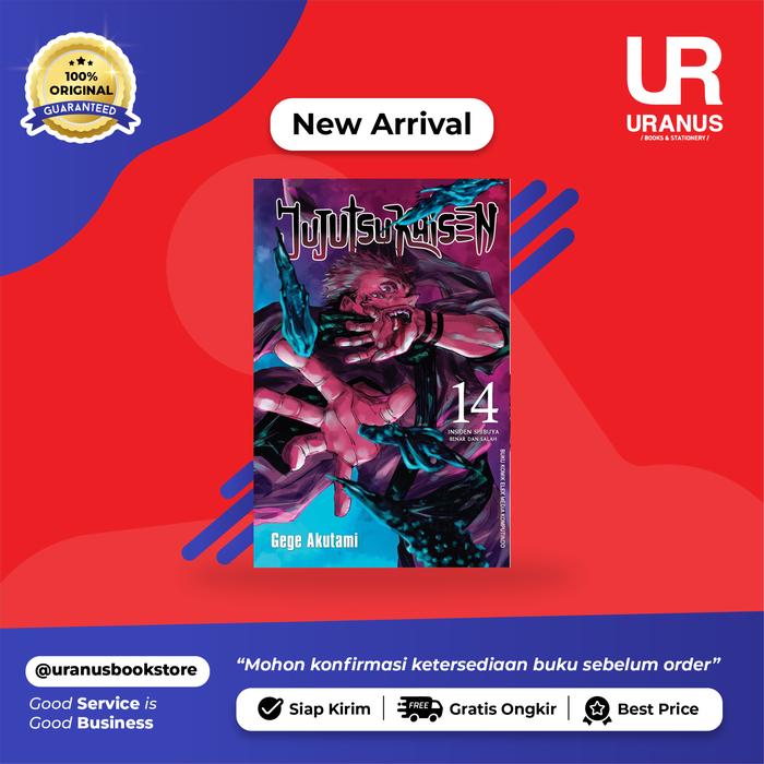 Jual JUJUTSU KAISEN 14 - EL - 100% ORI - TOKO BUKU URANUS - Kota Surabaya - Toko Buku Uranus ...