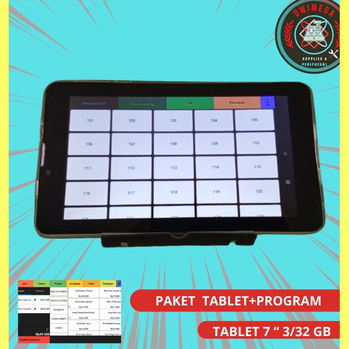 Jual Paket Mesin Kasir Android POS Tablet/Tab - SIAP PAKAI - untuk ...