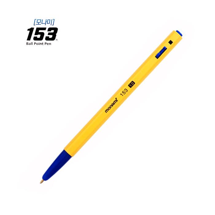 Jual [Monami] 153 Ballpoint Pen 1.0 mm / Oil Based Pen / Pulpen - Biru ...
