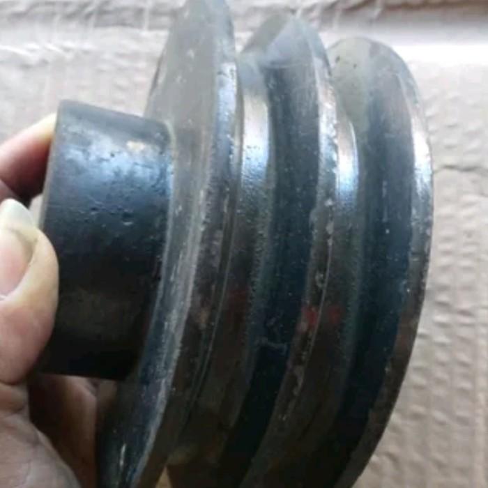 Jual PULLEY BESI B2 3 INCH as 38mm PULI COR POLI DIAMETER LUBANG BORE ...