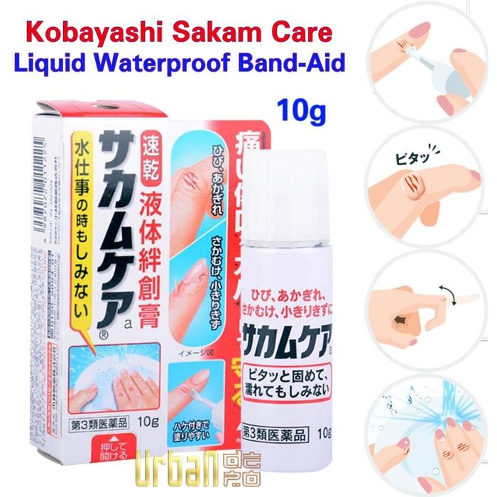 Jual Kobayashi Sakam Care Liquid Waterproof Band Aid 10g Made in Japan ...