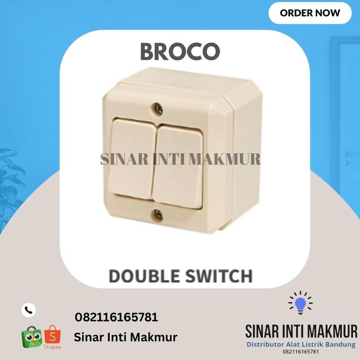 Jual Saklar Double Switch Broco Outbow - Kota Bandung - Sinar Inti ...