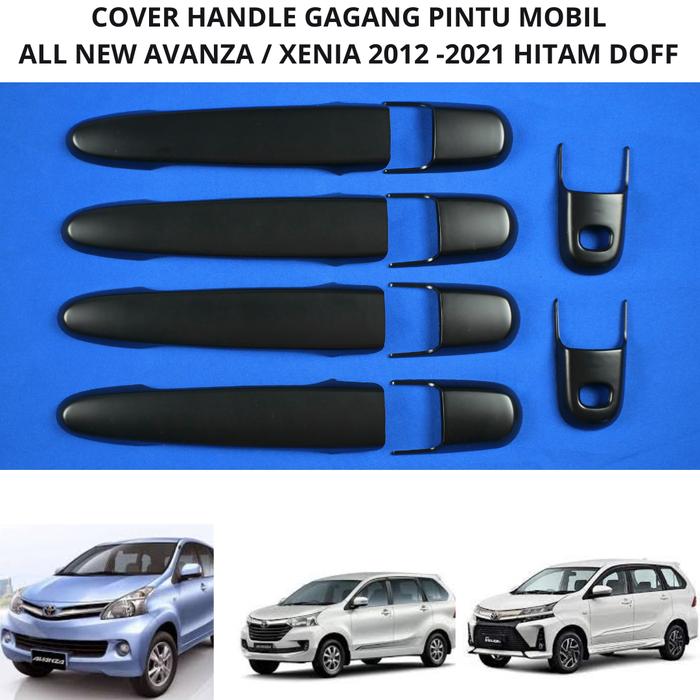 Jual Cover Handle Gagang Pintu Hitam Doff Mobil Toyota All New Avanza Dan Daihatsu All New Xenia ...