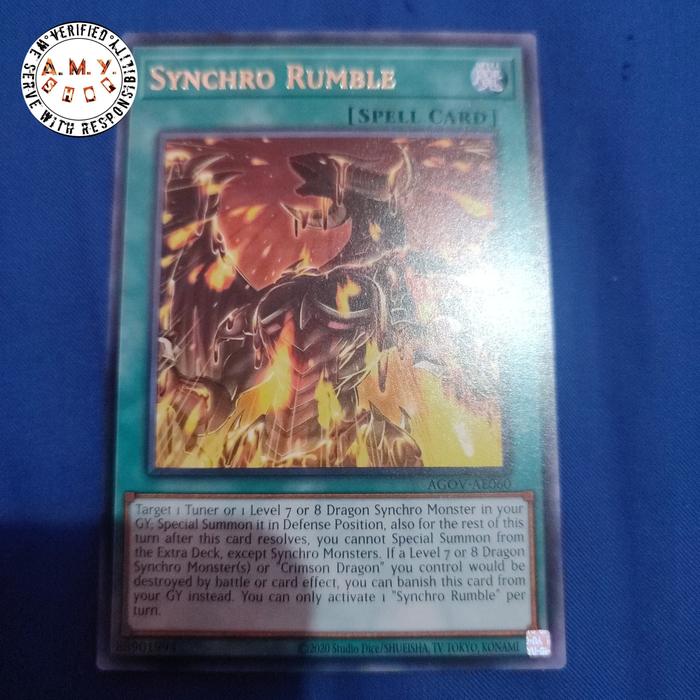 Jual Synchro rumble rare AGOV AE yugioh - Kota Bekasi - A, M. Y. shop ...