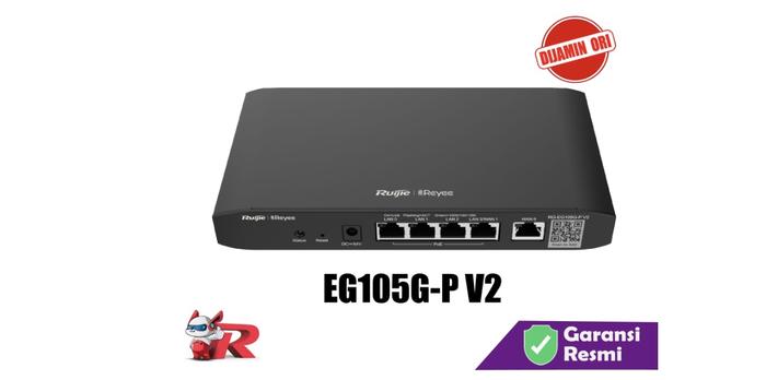 Jual Ruijie RG-EG105G-P V2 Reyee Cloud Managed PoE Router - Kota Bandar ...