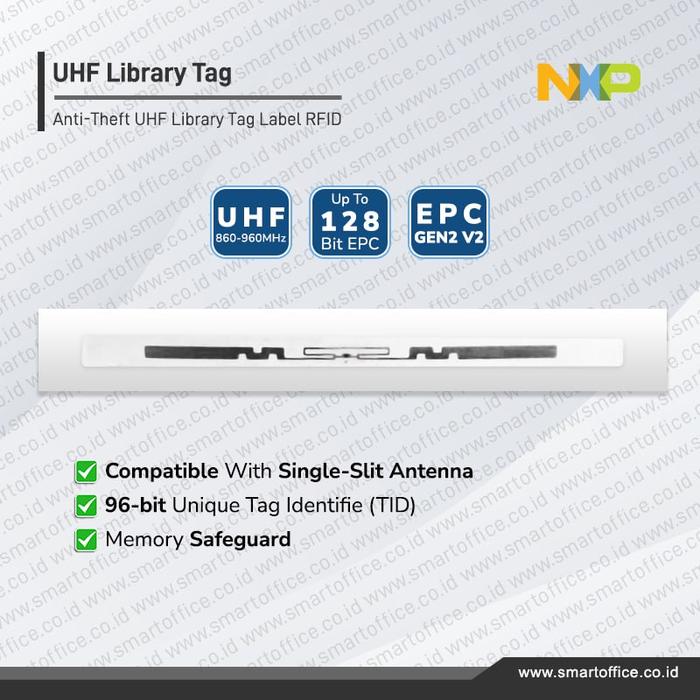 Jual UHF Library Tag UHF NXP UCODE 8 Library Label Long Range UHF ...