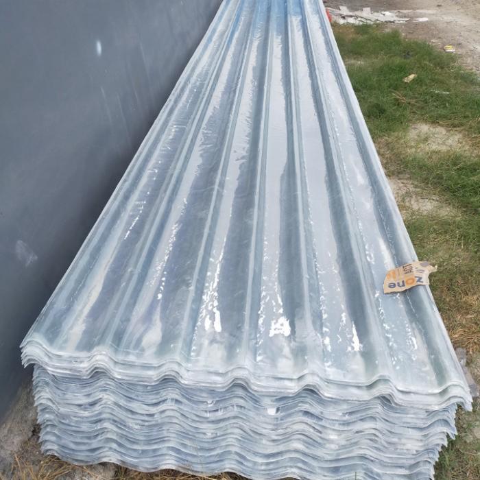 Jual Atap Spandek.Transparan bening untuk penerang pabrik Gdg ...