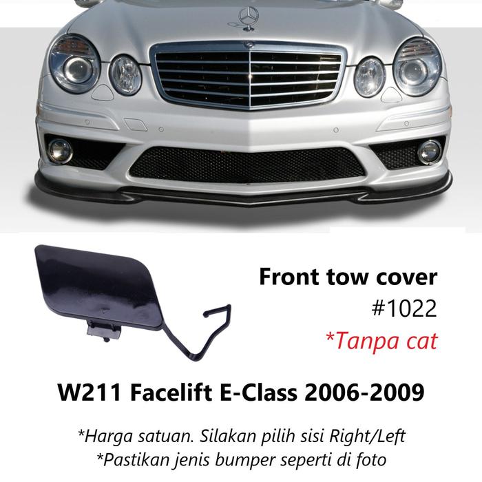 Jual Cover Lubang Towing Mercy W211 Bumper Tow Derek Mercedes E280 AMG ...