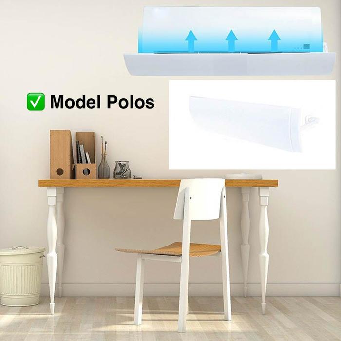 Jual AC Air Screen Cover Reflektor Talang Penahan Hembusan Angin AC 1PK ...