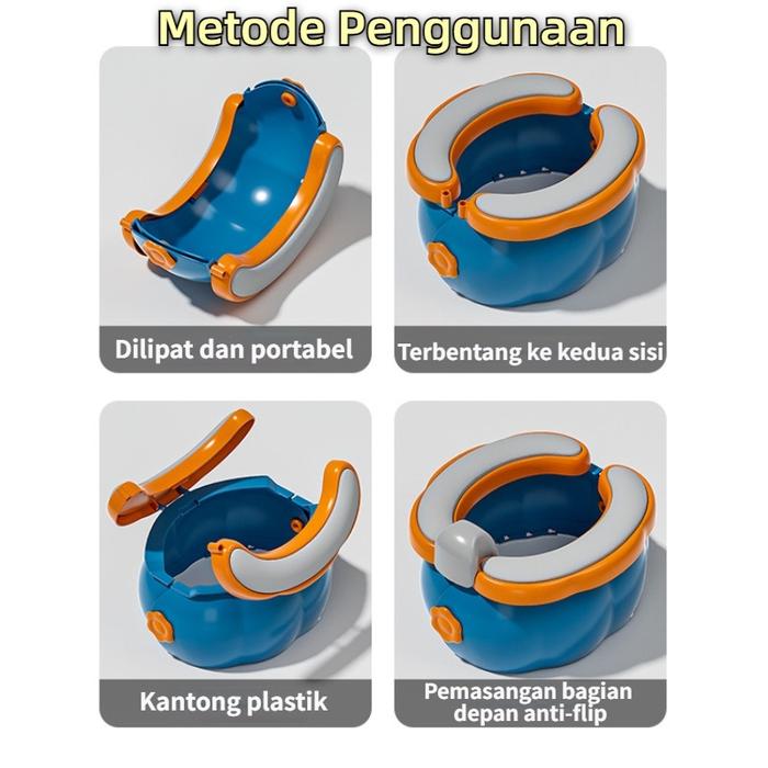 Jual Potty Baby Pispot Training Anak Toilet Lipat Anak-anak/bayi Potty ...