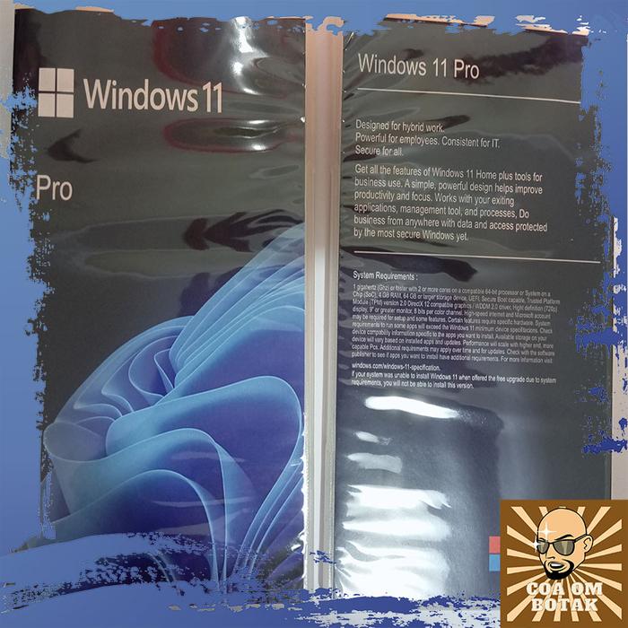 Jual Windows 11 Pro Box Oem - Kota Depok - COA OM BOTAK | Tokopedia