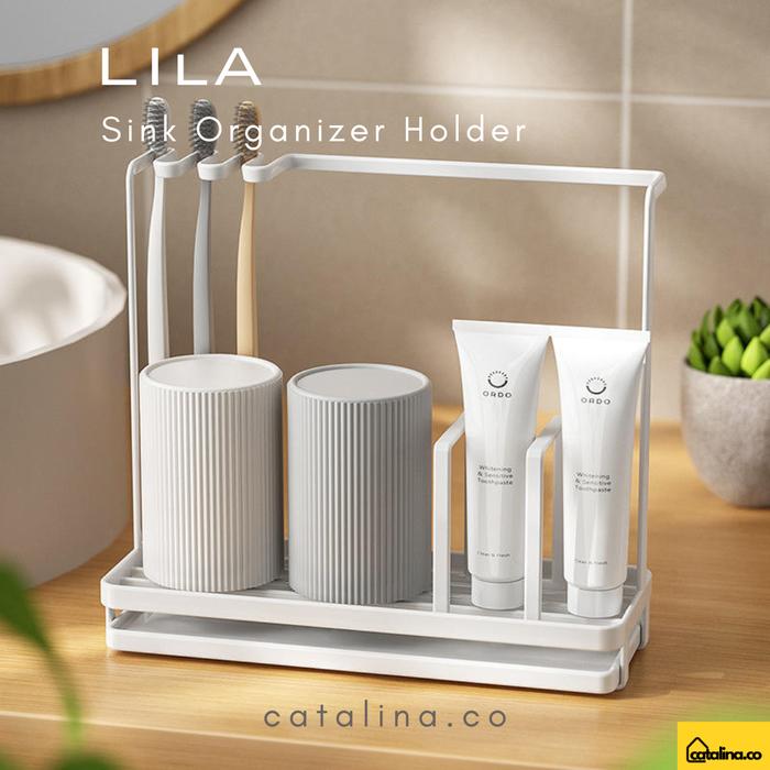 Jual CATALINA-LILA Sink Holder Organizer Rack Rak Gantung Tempat Simpan ...