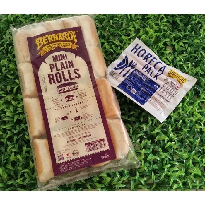 Jual Paket Hot Dog Horeca Kecil - roti hot dog & sosis horeca 500 gr ...