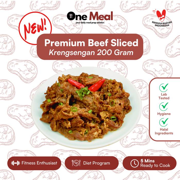 Jual Frozen Meal Pack | Premium Beef Slice Marinasi Kresengan - 200 ...