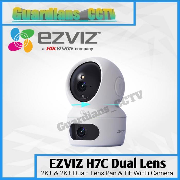 Promo Ezviz H7c Dual 2K⁺ & 2K⁺ Dual-Lens Pan Tilt WiFi Camera Dual Band ...