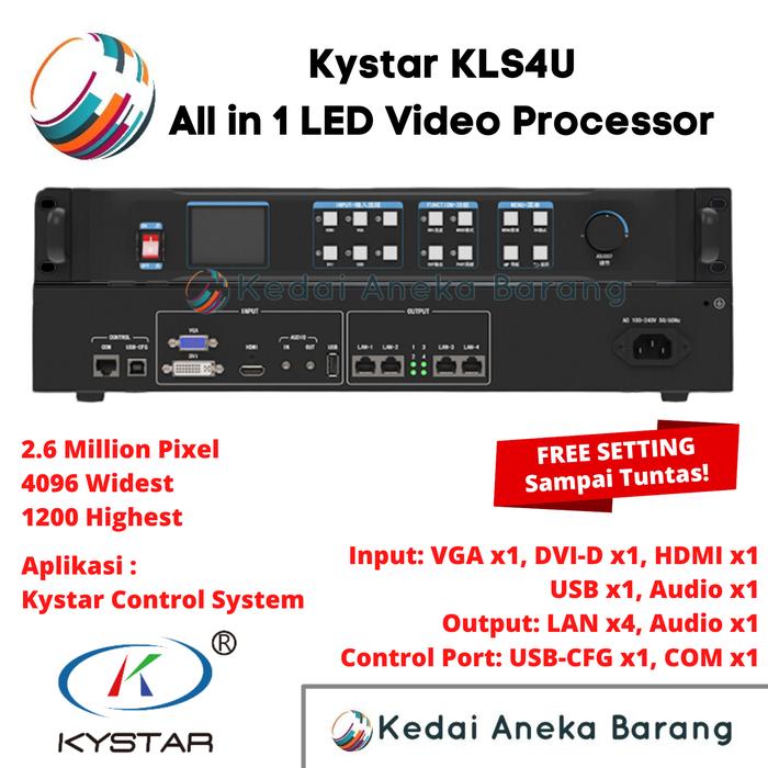 Jual Kystar KLS4U LED Video Processor Videotron Controller Sending Card Box - Jakarta Utara ...