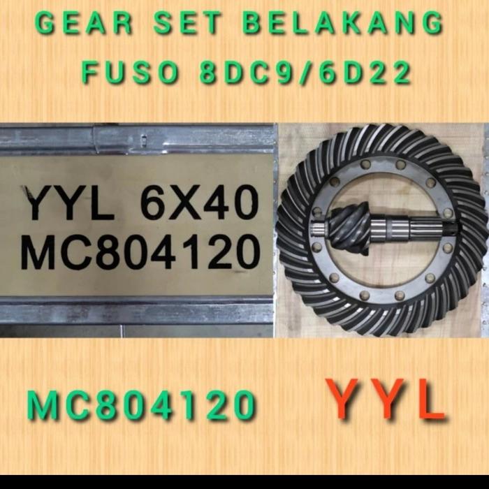 Jual FINAL GEAR ASSY GEAR SET BELAKANG 6X40 MITSUBISHI 6D22/8DC9 ...