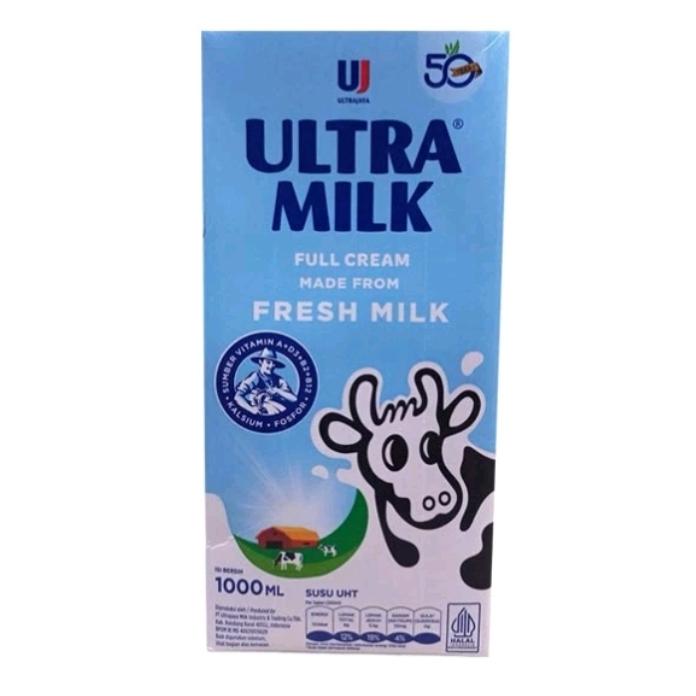 Jual ULTRA MILK UHT FULL CREAM 1 LITER - Jakarta Selatan - Toko Family ...