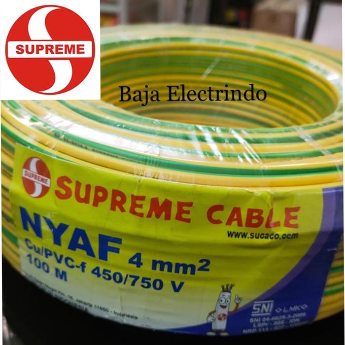 Jual Kabel grounding serabut NYAF 4MM Merk Supreme @100mtr - 100M - Jakarta Pusat - Baja ...