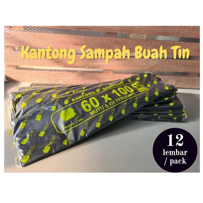 Jual Kantong Plastik Sampah/ Trashbag Buah Tin ukuran 60x100 isi 12pcs ...