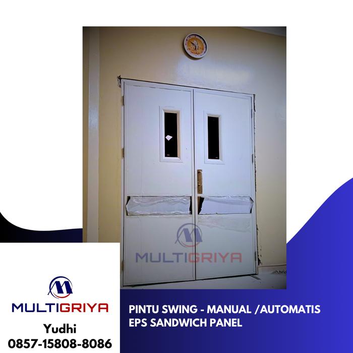 Jual PINTU Double Swing Sandwich Panel Uk.Std (+/-) L.90+90cm x T.210cm ...