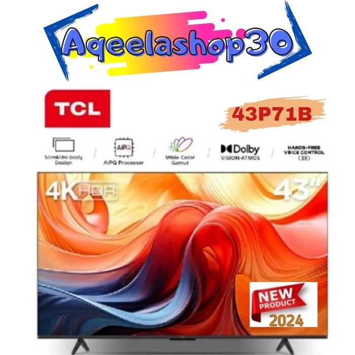 Jual TCL 43P71B UHD 4K 43 Inch Google Tv Dolby Atmos New 2024 - Kota ...