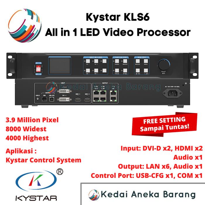 Jual Kystar KLS6 LED Video Processor Videotron Controller Sending Card ...