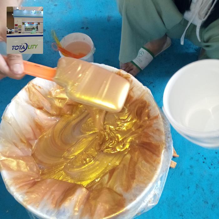 Jual pasta sablon metalik gold Amanda 5kg - Kab. Tangerang - Amanda SPS ...