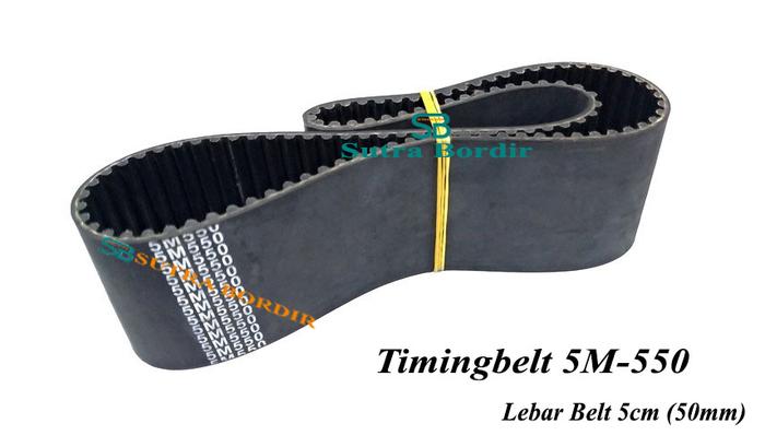 Jual timingbelt 5M 550 lebar 5cm vbelt motor HTD5M 550 china lebar 50mm - Jakarta Barat - Sutra ...