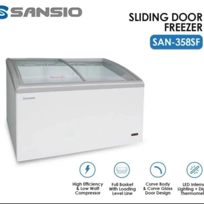 Jual CHEST FREEZER SLIDING SANSIO SAN-358SF/SAN358SF/SAN-358F - Jakarta Barat - Sukma Lestari ...