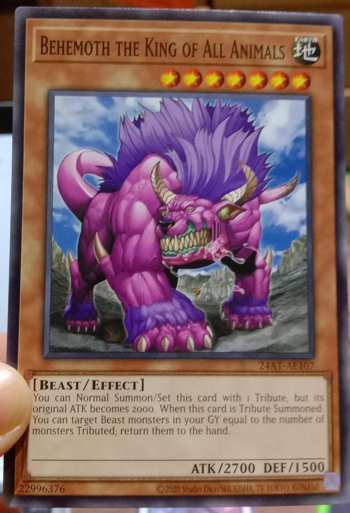 Jual Behemoth the King of All Animals | Normal | Yugioh AE 24AT-AE107 ...
